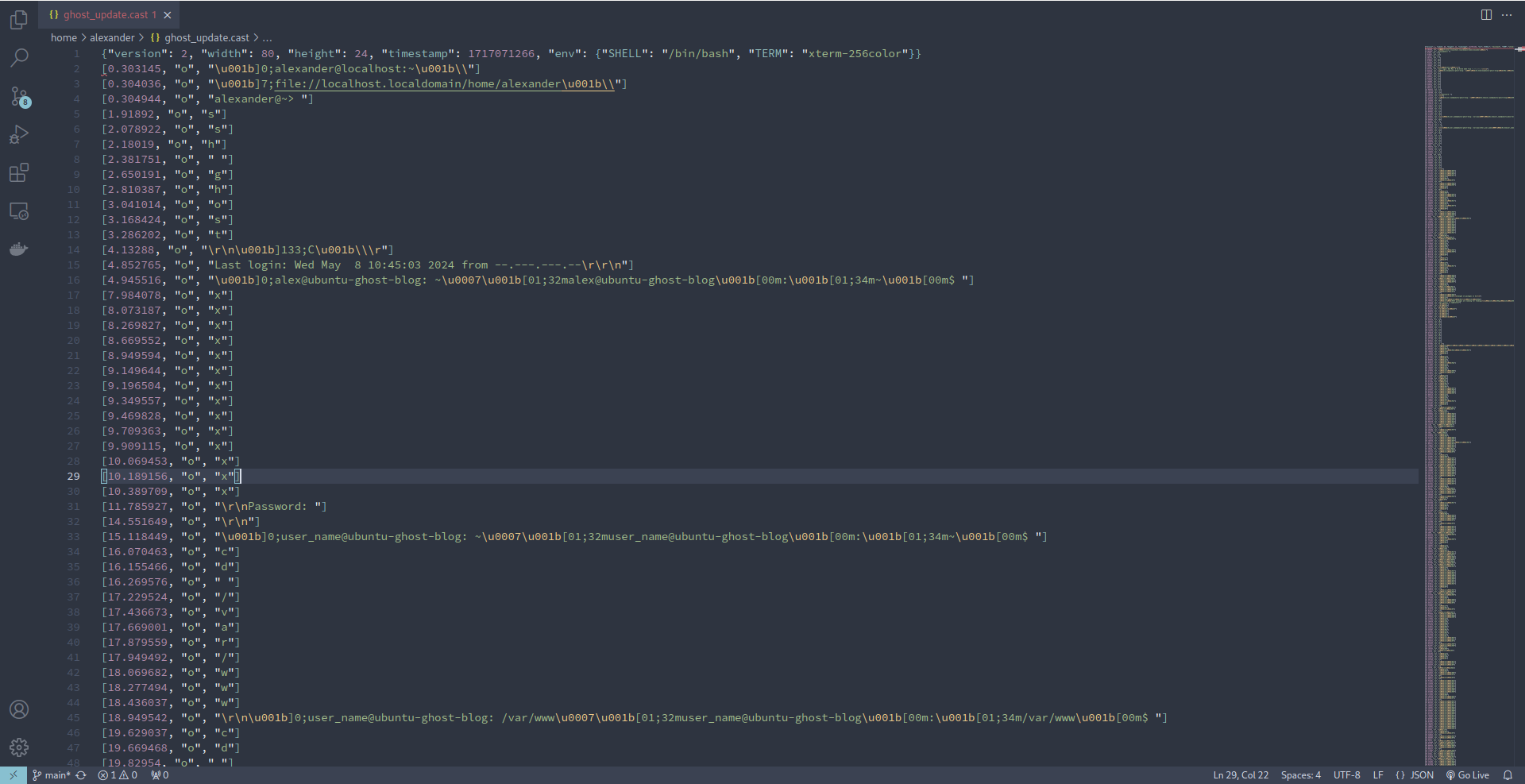 How to Edit Sensitive Information in asciinema Recordings for Secure Software Demos